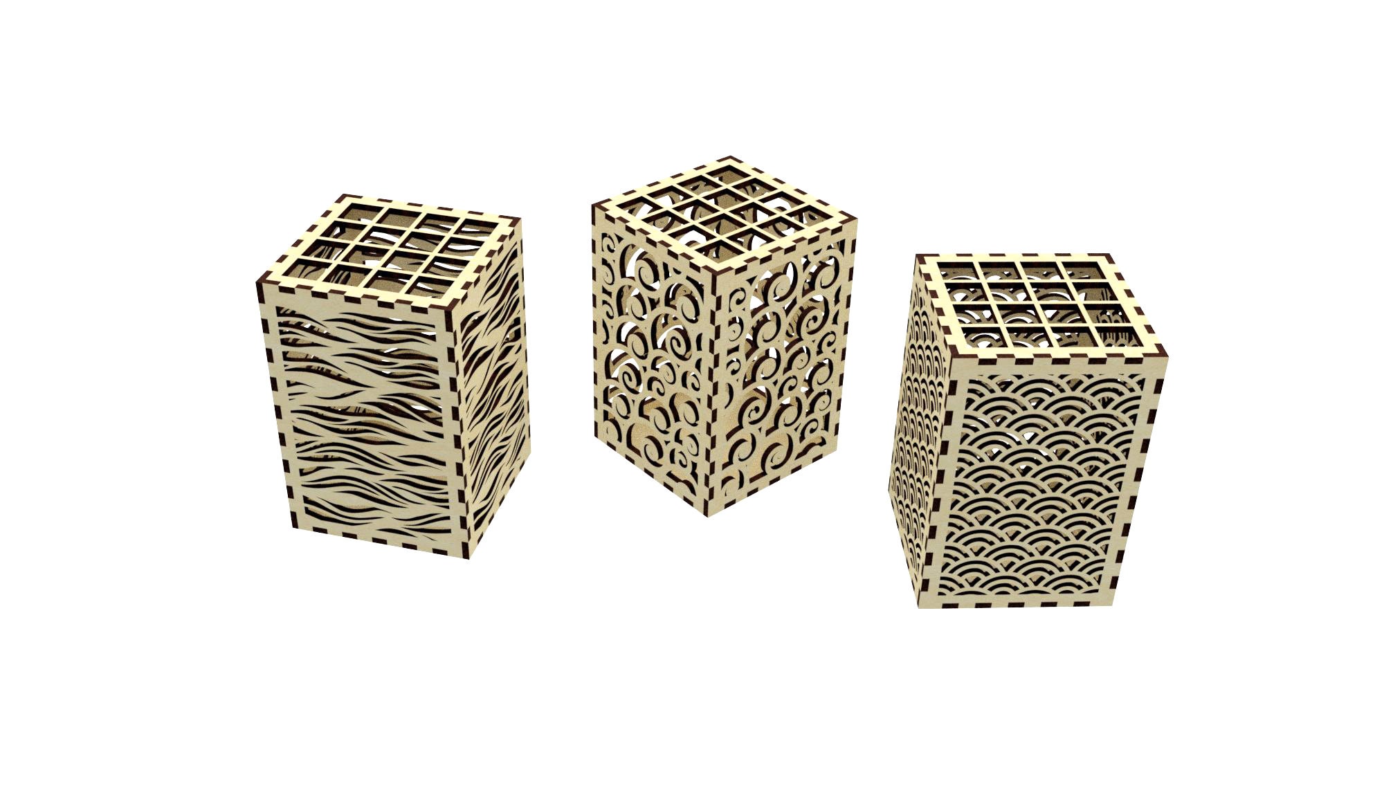 Laser Cut Cut File Pencil Holder Svg Glowforge Files Pen - Etsy Canada