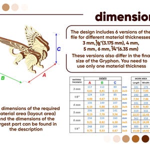 Gryphon - Laser Cutting File, Plywood Project With Instructions - Etsy