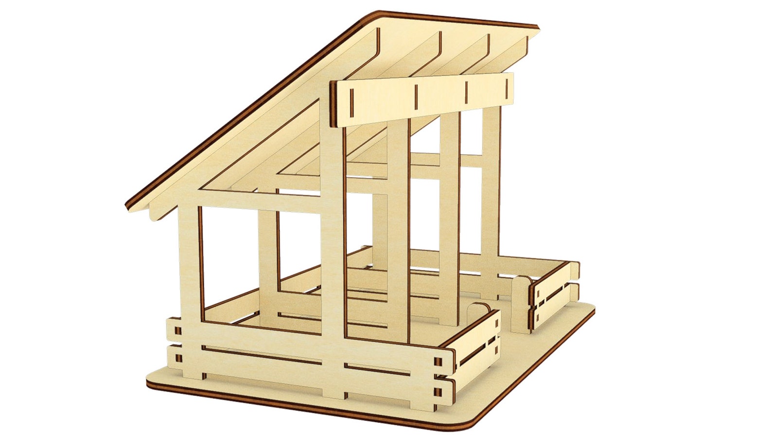 Barn Horse Stable SVG Laser Cut File Glowforge Pattern Stall | Etsy