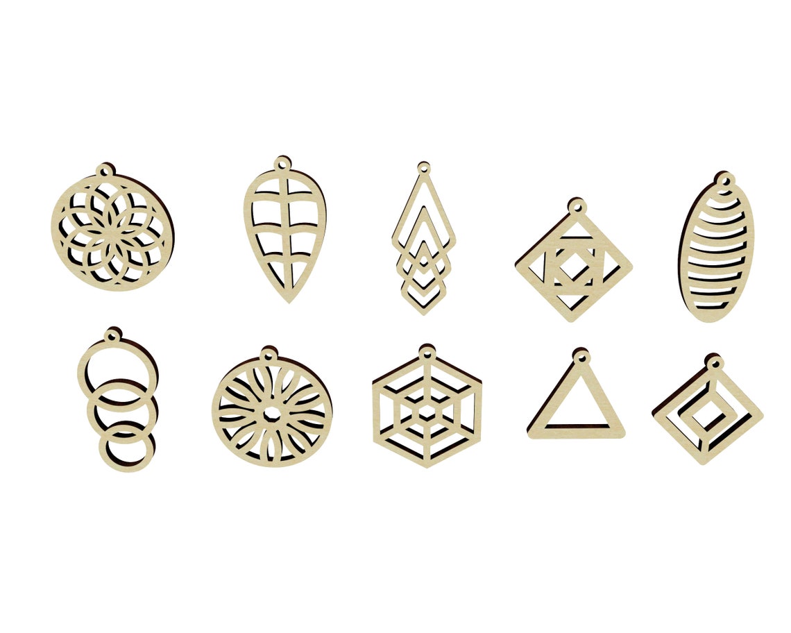 Laser Cut Earrings Dxf Stand Laser Files Earrings Stand - Etsy