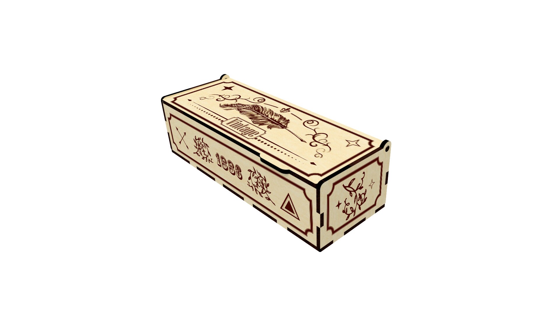 Laser Engraved Box Svg Glowforge Files for Laser Files Box - Etsy Australia