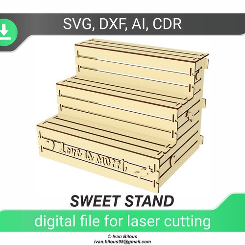 Stand Stand Svg Stand Laser Cut Knife Stand Laser Cut File - Etsy