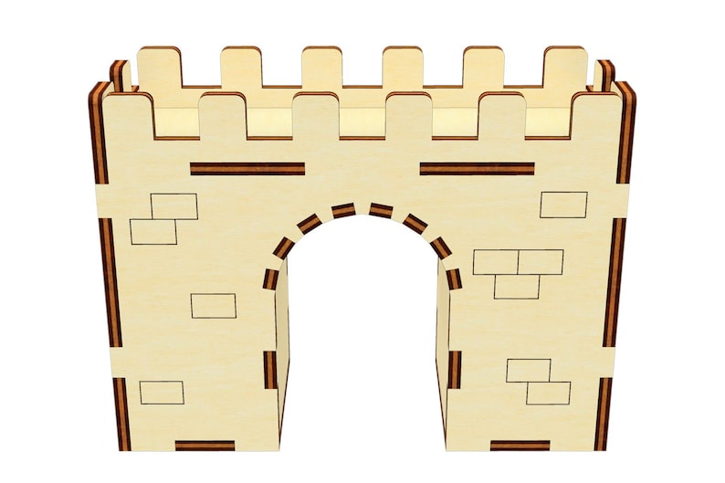 Wall Arc of the Castle Laser Cut Files Glowforge Pattern - Etsy