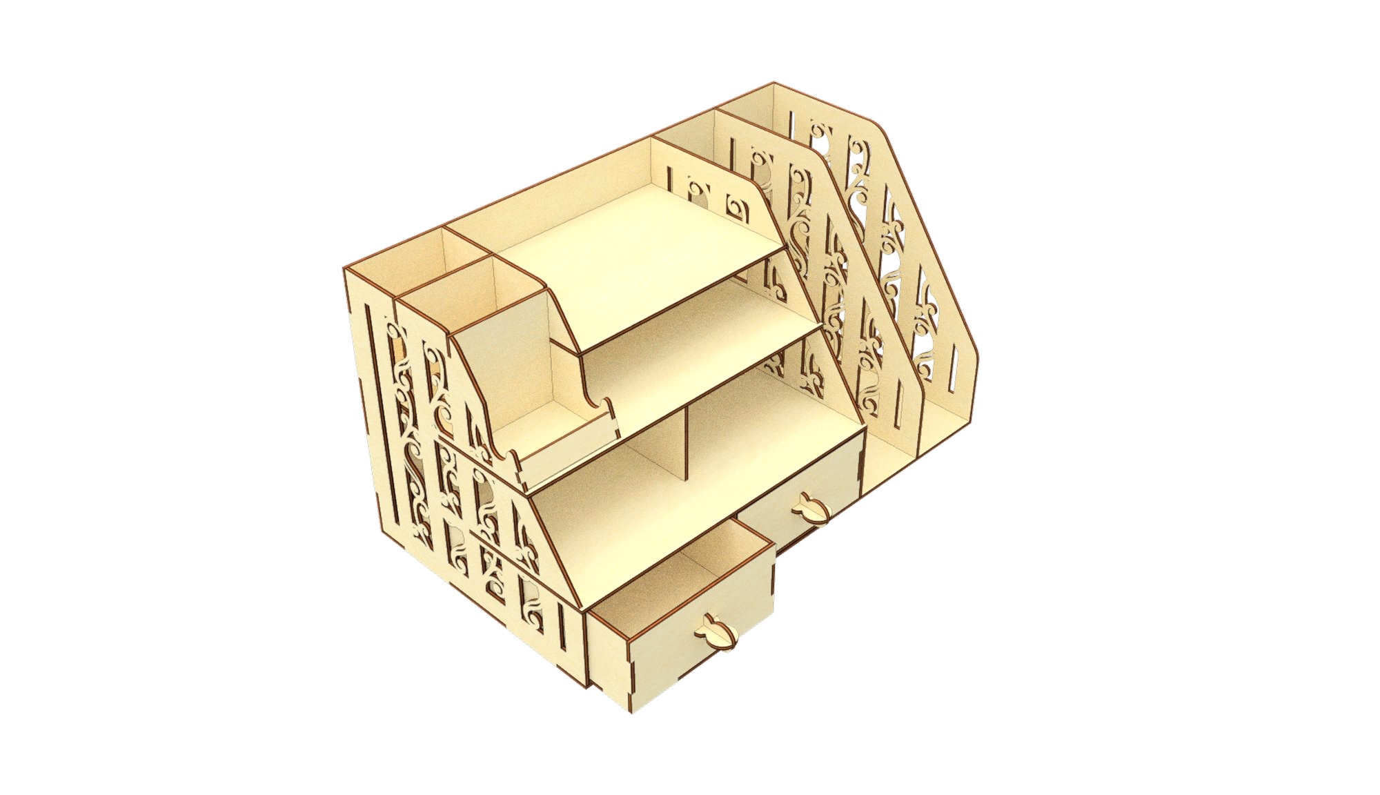 Laser Cut Files Shelf Dxf Template for Laser Files Desk Shelf - Etsy ...