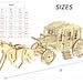Carriage - SVG Laser Cut Files, Nomad Caravan Wagon With Horses ...