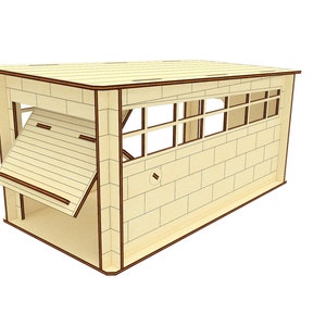Garage - Laser Cutting File, Digital Pattern - Etsy