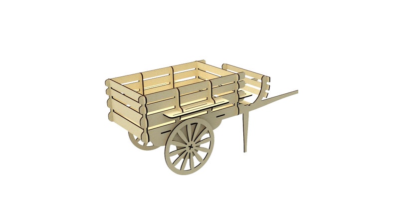 Sweet Cart SVG Laser Cut File Plan Candy Cart Plan for - Etsy