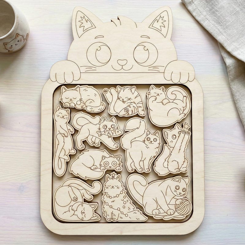 Totoro Jigsaw Puzzle - Etsy