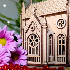 Church Laser Cut File – Easter Decor SVG Template for Plywood Craft - Etsy