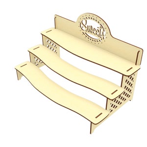 Cupcake Stand Laser Cut File, SVG Tiered Dessert Display, CNC Template ...