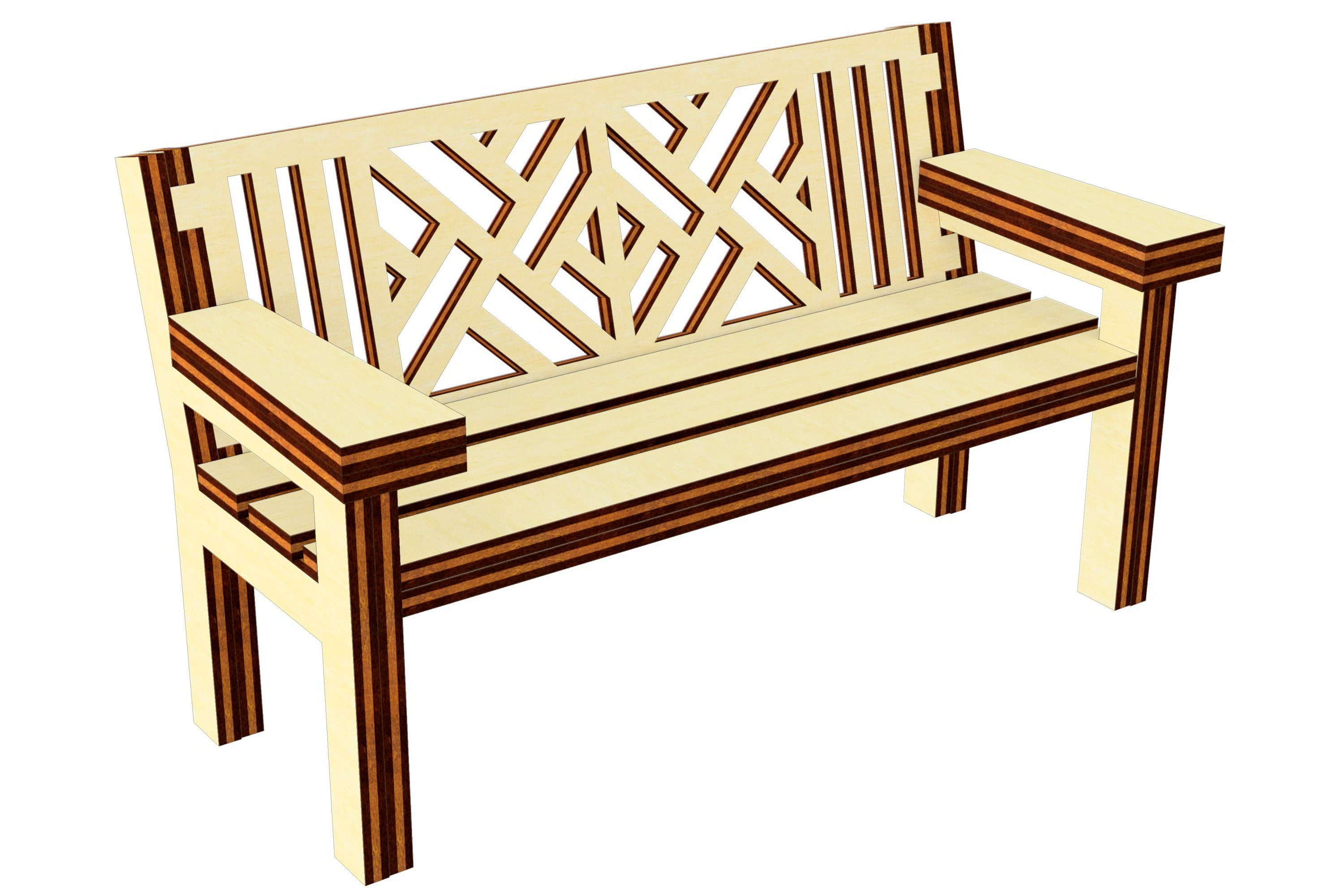 Bench Laser Cut Files SVG Plan of Memory Bench for Laser - Etsy Australia