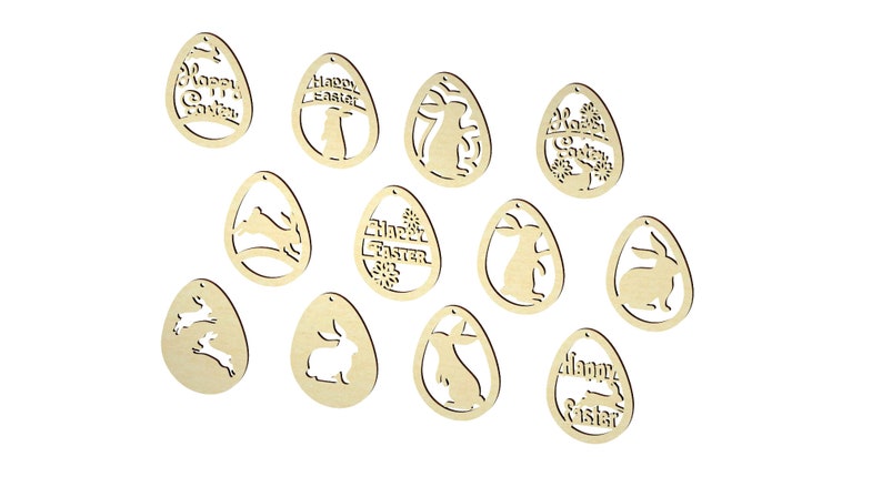 Laser Easter Egg Dxf Files for Laser Cut Files Dxf Plan - Etsy