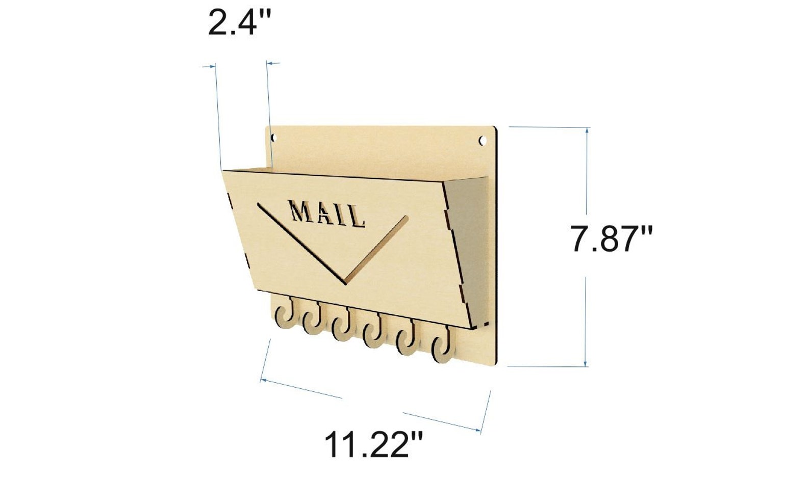 Laser Cut Mailbox Dxf Files for Laser Mailbox Cnc Plans Mail | Etsy