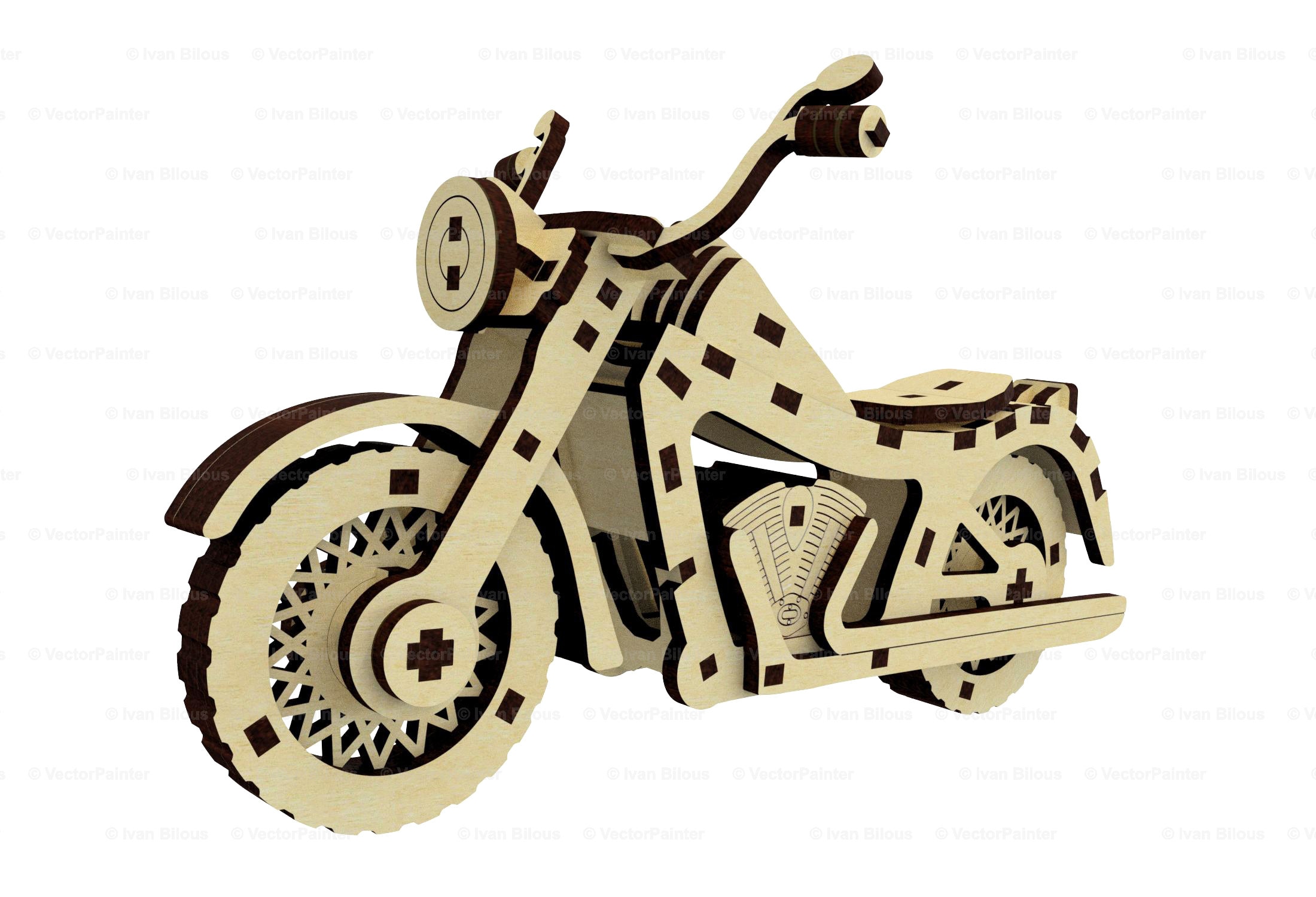 Motorcycle SVG Laser Cut File 3d Ready-made Projects for - Etsy Australia