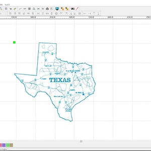 Texas Laser Cut Map - SVG File for Laser Machines, Glowforge Pattern - Etsy