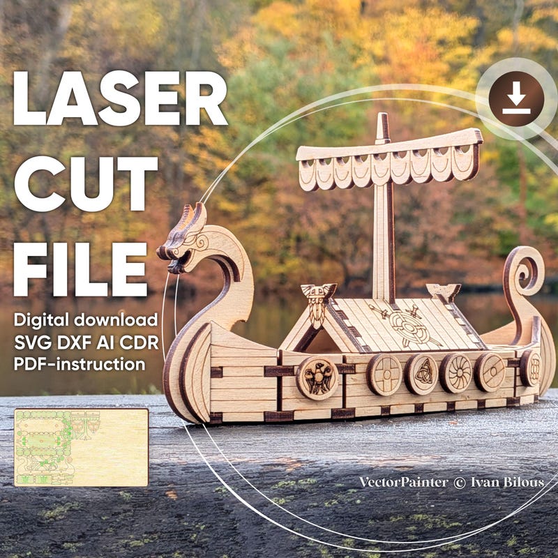 Laser Cut Ship Plans - Etsy