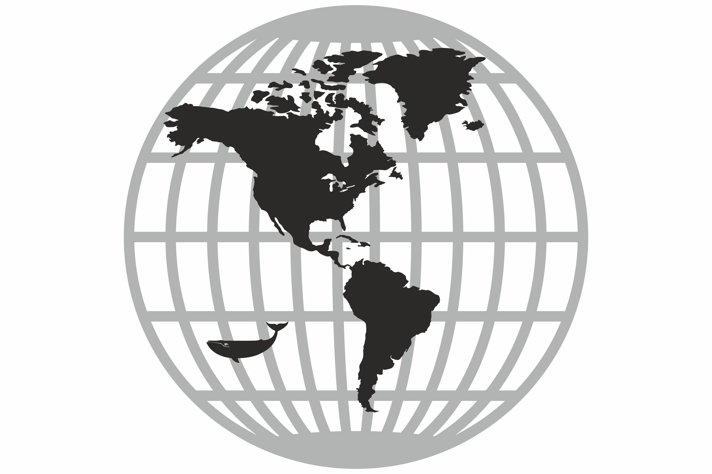 Mapa del mundo redondo Archivo láser SVG patrón Glowforge | Etsy