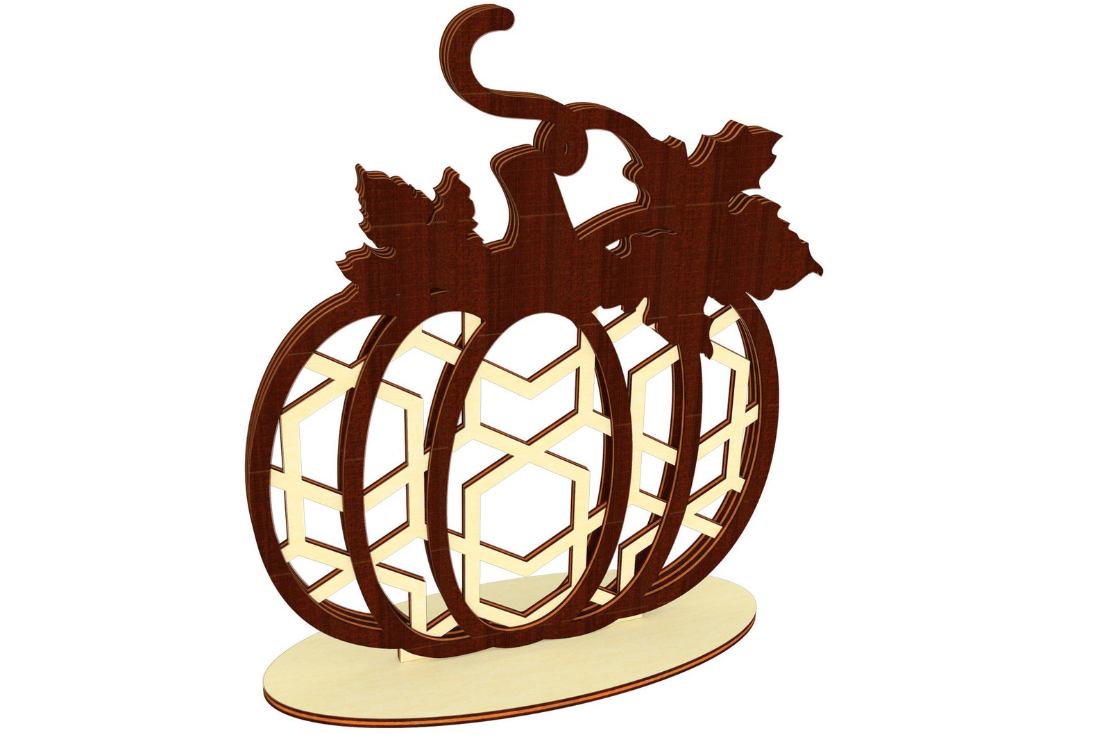 Patterned Pumpkins Laser Files SVG DXF Plans for Laser - Etsy