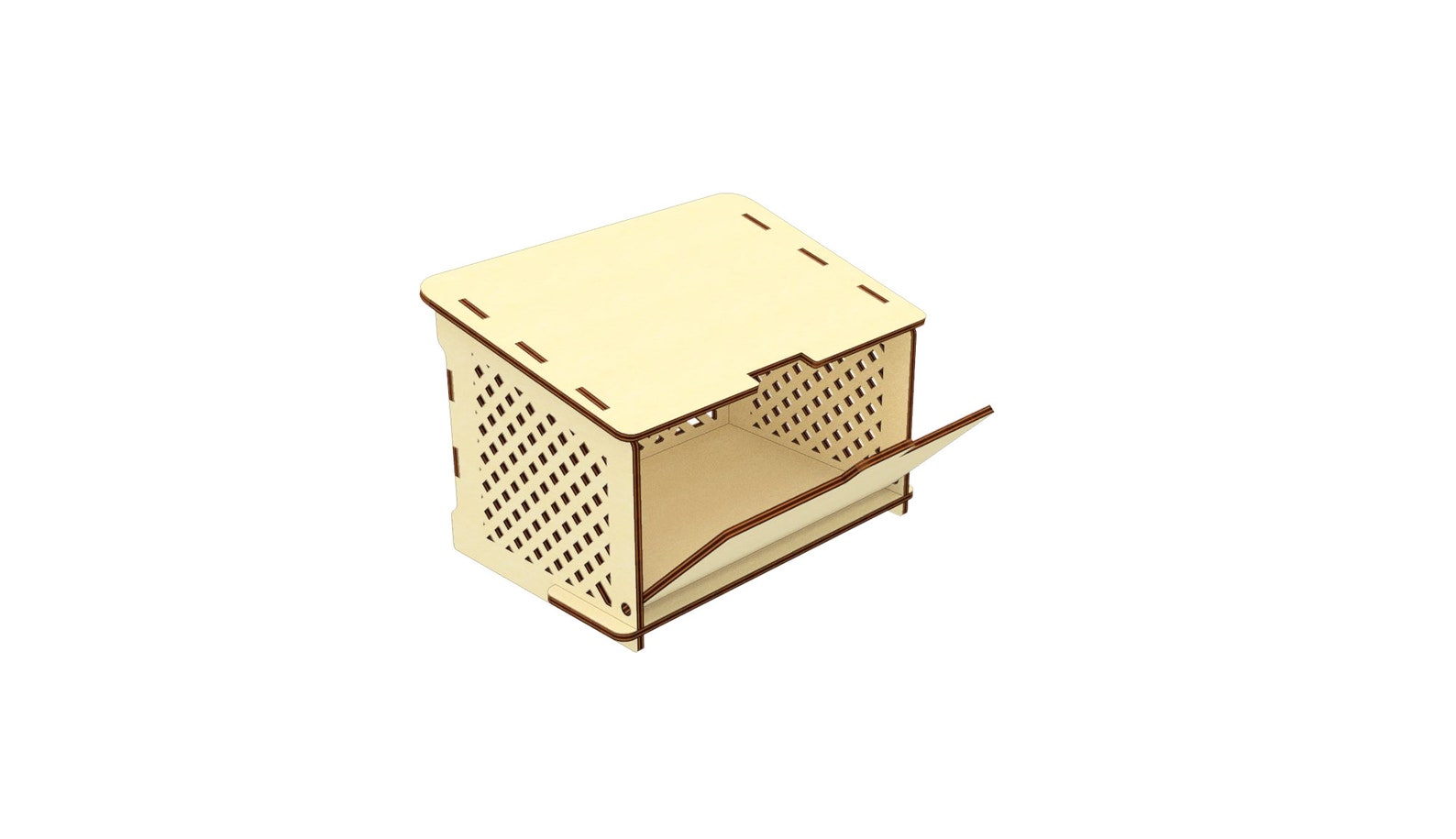Post Box Dxf Files for Laser Cut Files Cnc Plan Post Basket - Etsy