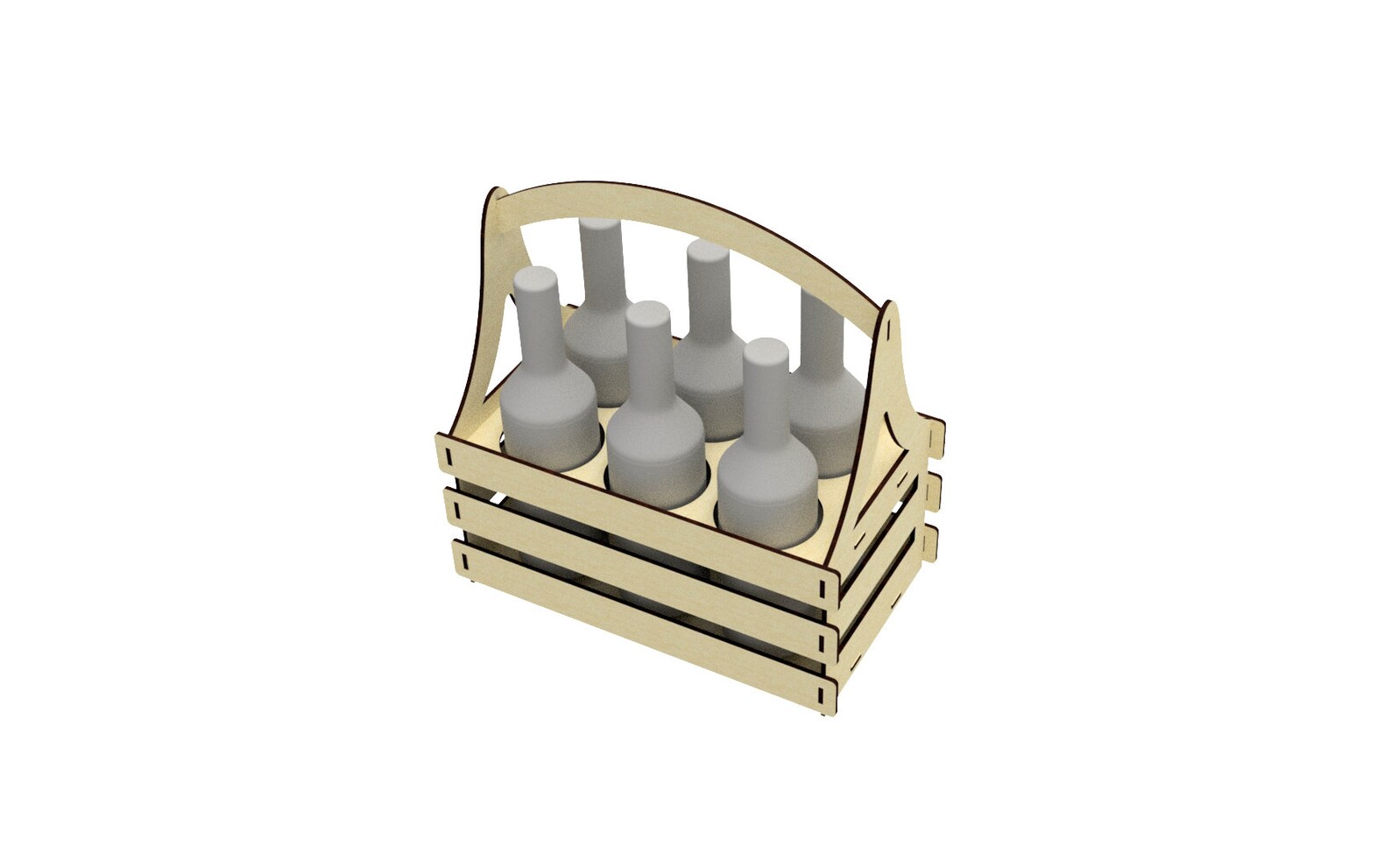 Laser Cut File Beer Basket Dxf Files for Laser Files Cnc Plan | Etsy