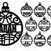 Name Ornament Christmas Laser Cut Files SVG DXF Plans for - Etsy