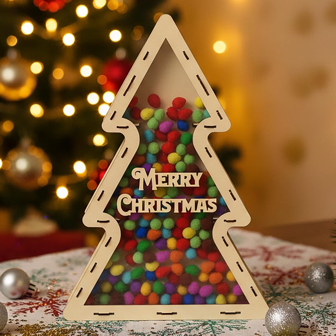 Christmas Tree Box - Laser Cut File, Template for Cutters and CNC ...