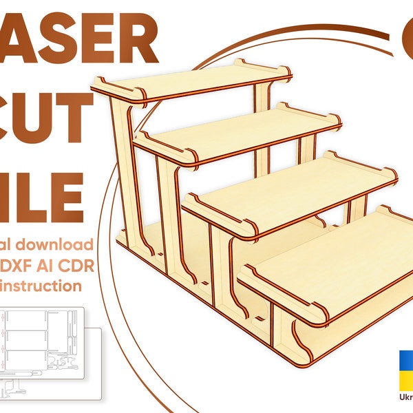 Laser Cut Display Stand - Etsy