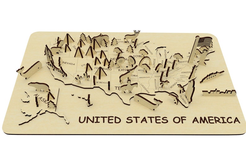 dxf usa map laser cut file svg glowforge usa dxf files for laser files ...