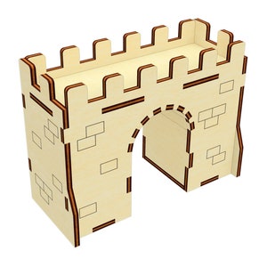 Wall Arc of the Castle - Laser Cut Files, Glowforge Pattern, SVG Laser ...