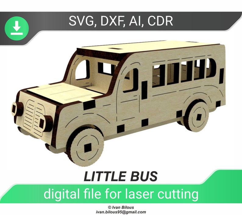 Laser Cut Files Car Project for Laser Cutting File for Laser - Etsy