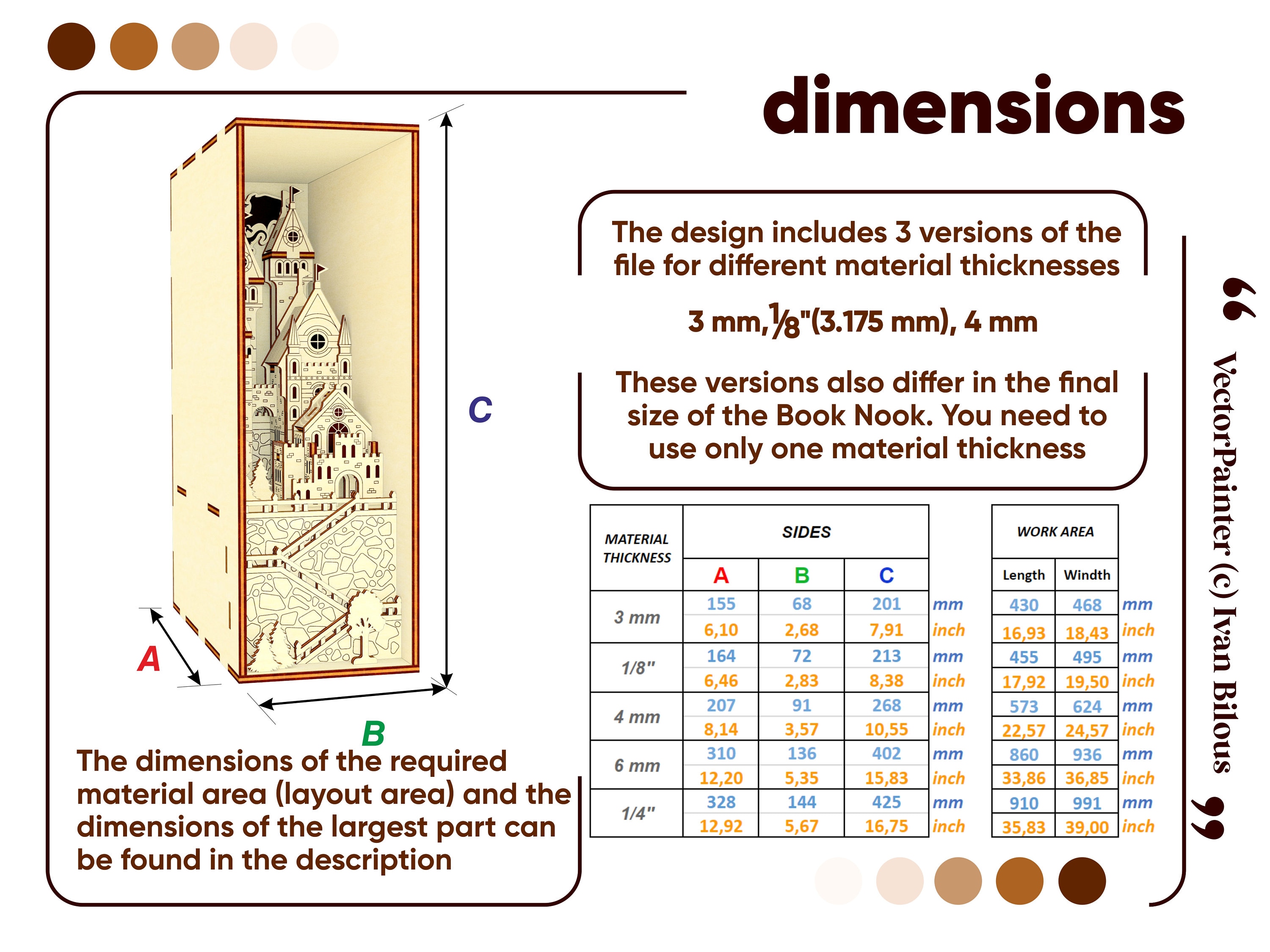 Book Nook Castle SVG Laser Cut File Medieval Book Nook - Etsy Australia