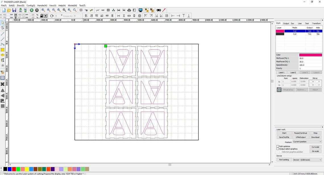 Alphabet Cubes Laser Cutting Files CNC Plans - Etsy
