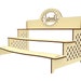 Sweet Stand File for Laser Cut Files Cupcakes Stand Dxf Plan Cakes ...