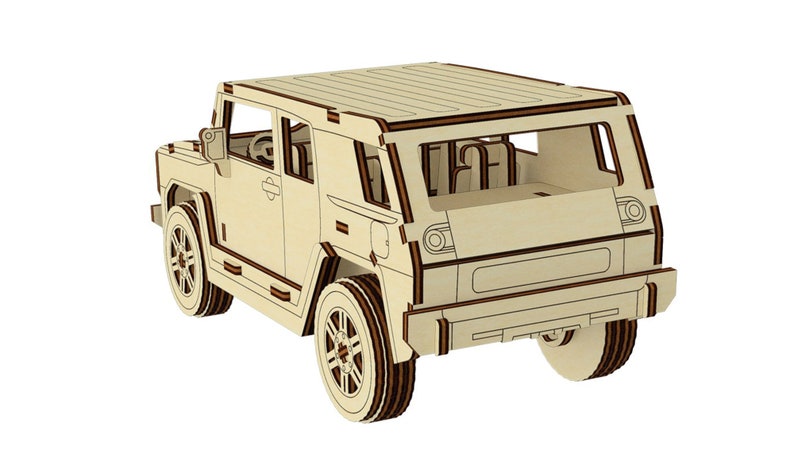 Jeep Dxf File for Laser Glowforge Pattern Svg Cut File Car | Etsy UK