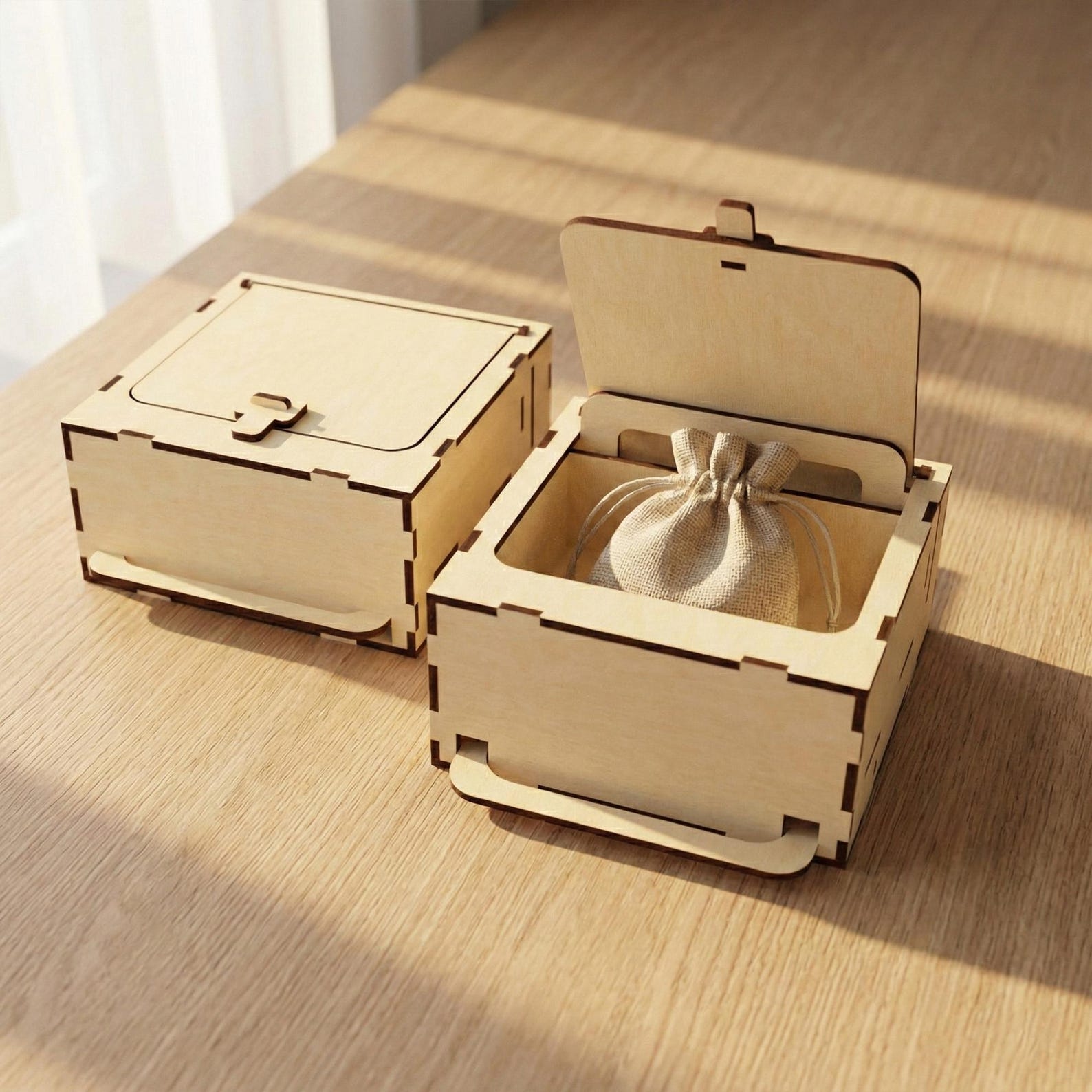 Mechanical Lever Box Laser Cut File, SVG 3d Puzzle Secret Box Vector ...