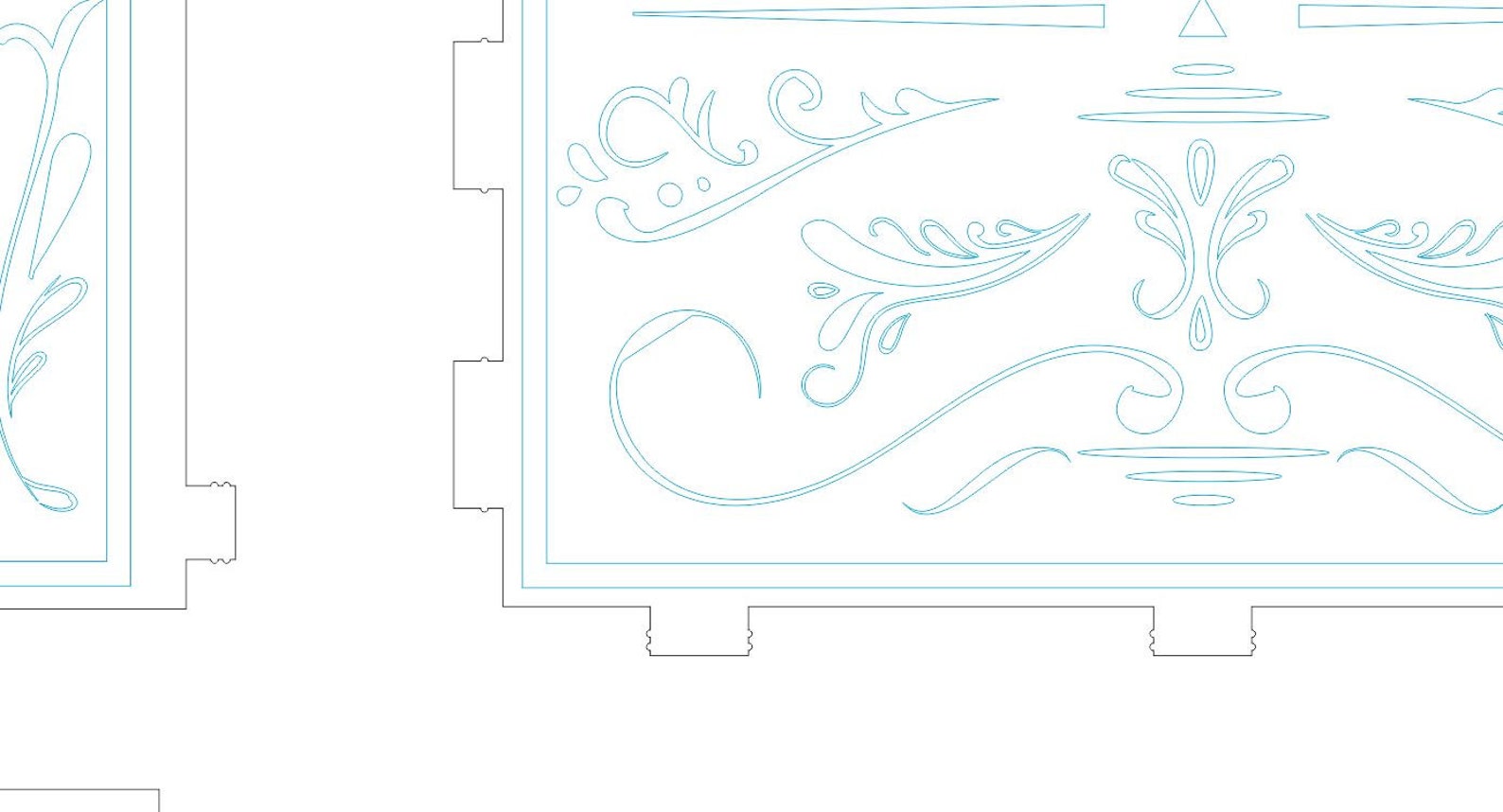 Cnc Plans Box Template Laser Cut Box Cnc Wood Box Template Dxf - Etsy ...