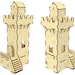 Big Castle Tower Laser Cut Files Glowforge Pattern - Etsy