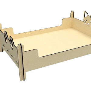 Cat Bed - SVG Laser File, Vector Plan for Cutting Machines - Etsy
