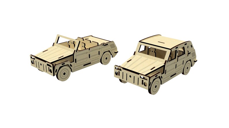 Car 3d Laser Cut File SVG Glowforge File Instant Download - Etsy