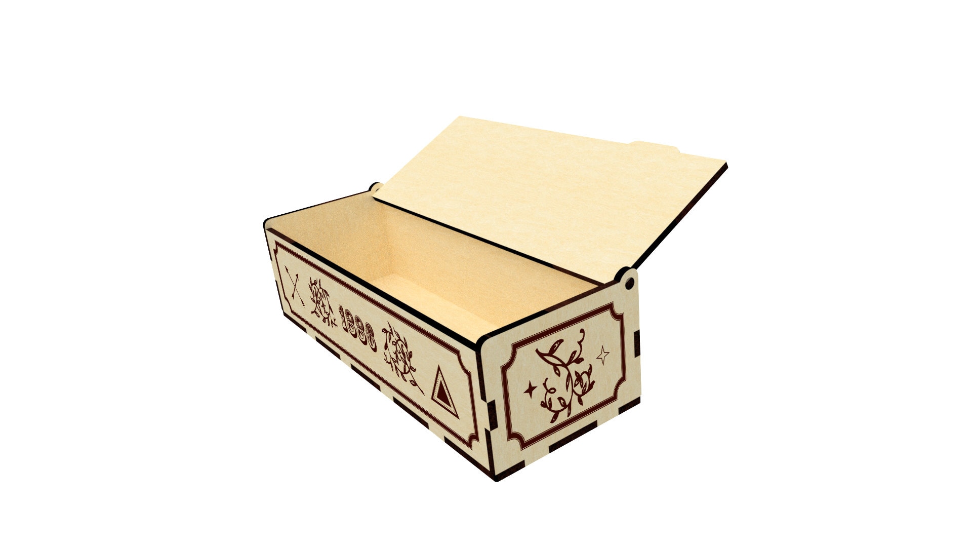 Laser Engraved Box Svg Glowforge Files for Laser Files Box - Etsy Australia