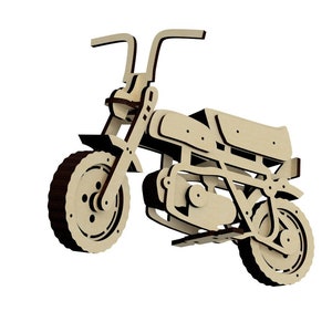 Motorcycle - Laser Cut File. SVG Plan for Cutting Machines - Etsy
