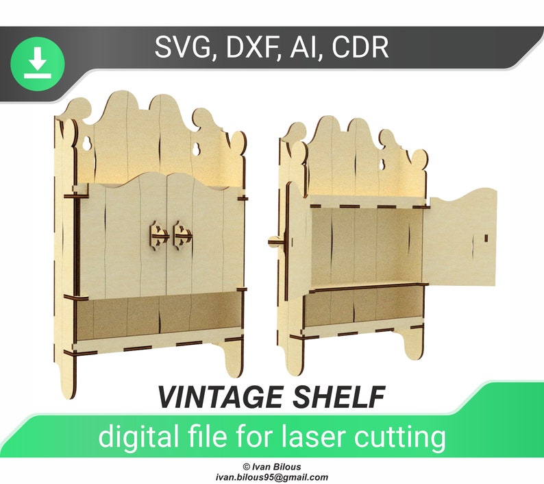 Shelf Dxf Files for Laser Cut Svg Glowforge Files for Cnc Plan - Etsy UK