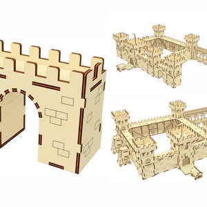 Wall Arc of the Castle - Laser Cut Files, Glowforge Pattern, SVG Laser ...