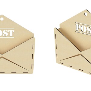 Post Boxes - Laser Cut Files, Mailbox Envelope Laser File - Etsy