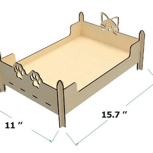 Cat Bed - SVG Laser File, Vector Plan for Cutting Machines - Etsy