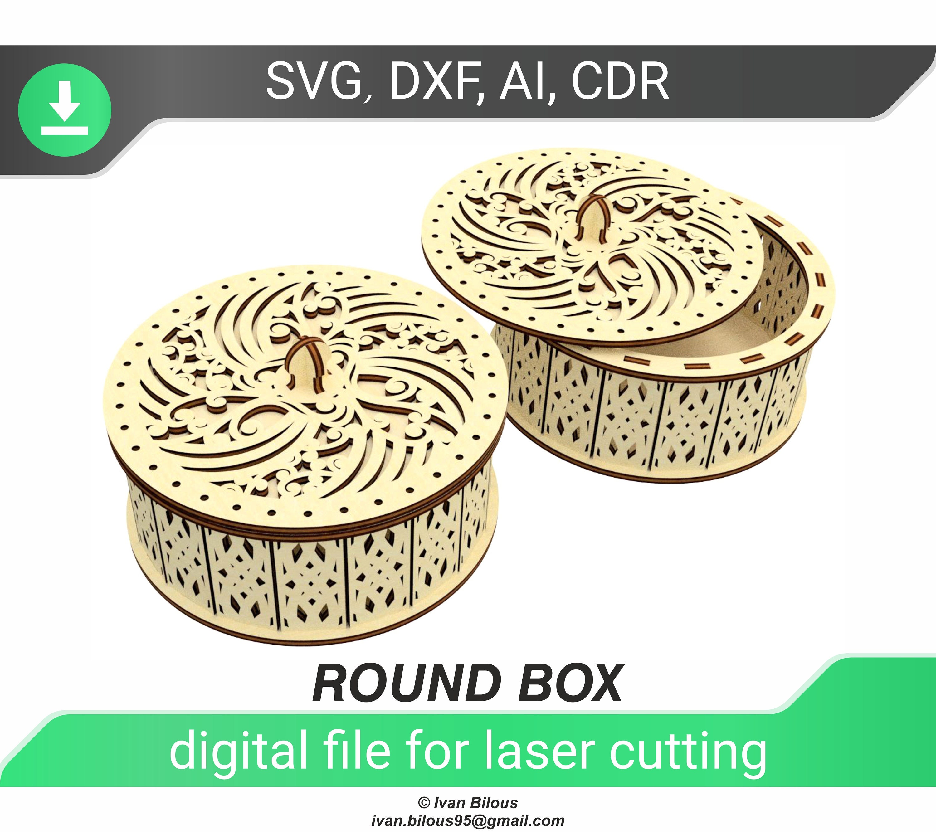 Woodworking & Carpentry Home & Hobby svg Files Two different design DXF ...