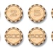 Laser Cut Wood Dxf Files for Laser Engraved Poker Chips Laser Files ...