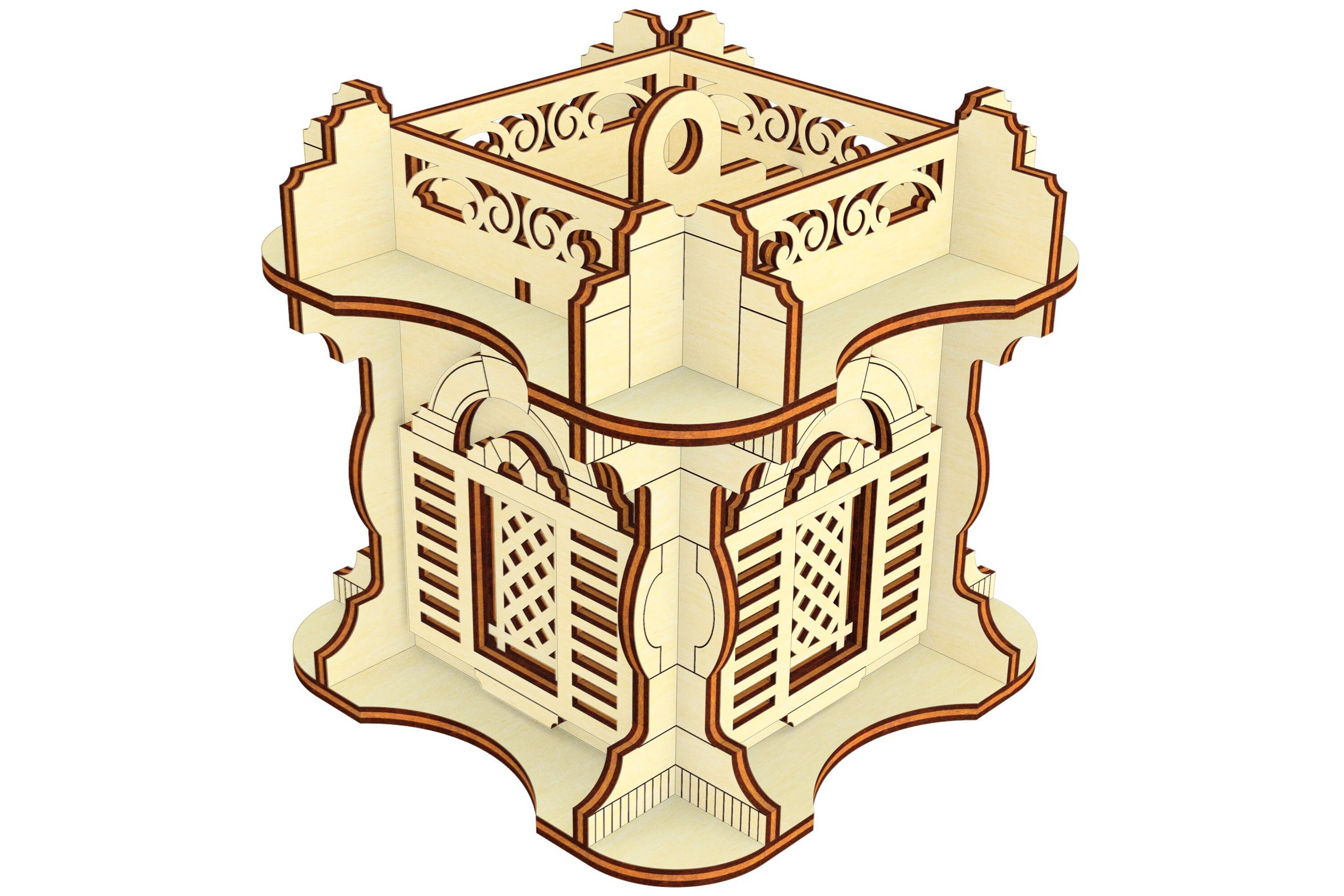 3d Ornaments SVG Laser Cut Files Digital Plans for Laser - Etsy