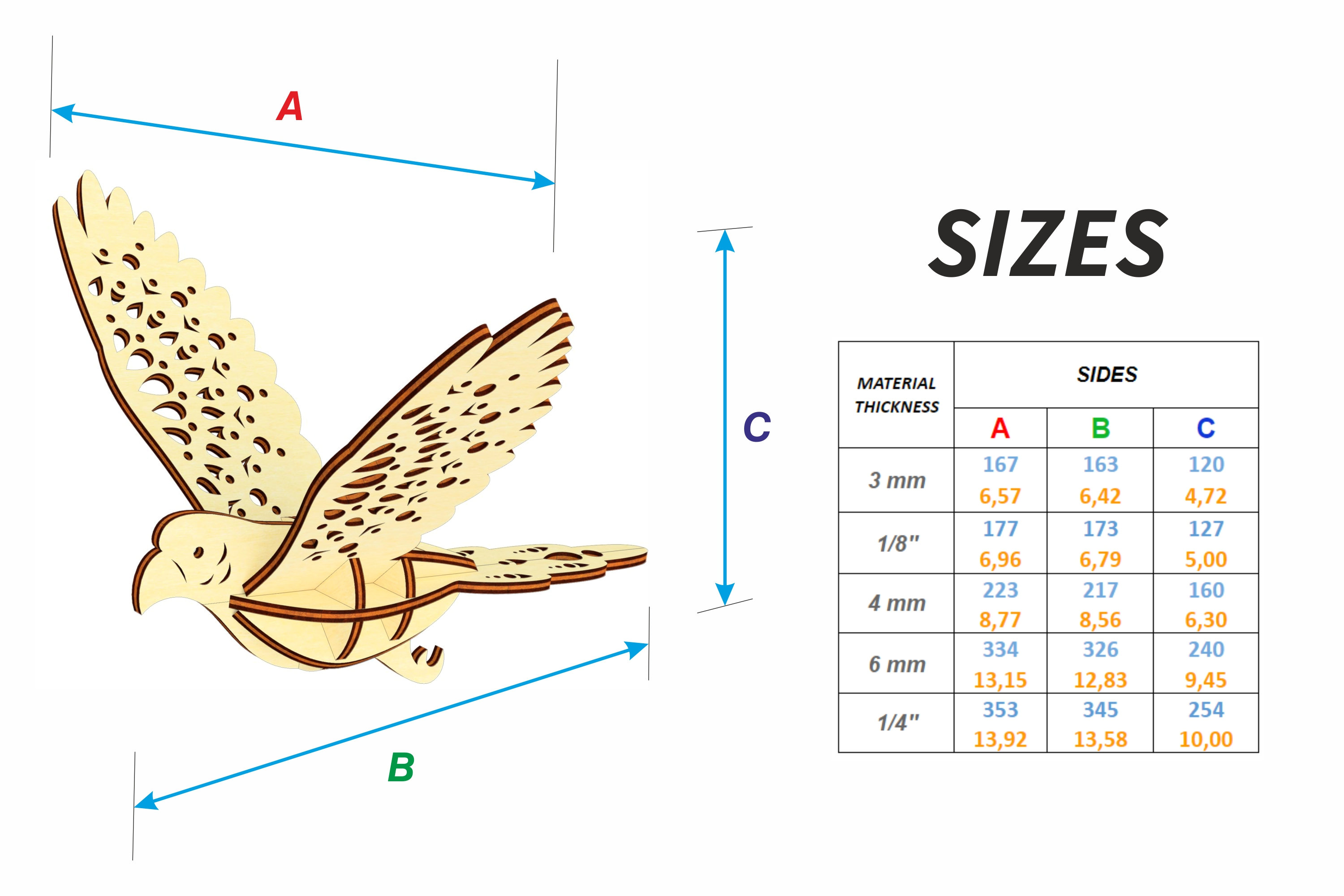 Parrot SVG Laser Cut File Glowforge Pattern Bird Ornament - Etsy