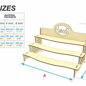Cupcake Stand Laser Cut File, SVG Tiered Dessert Display, CNC Template ...